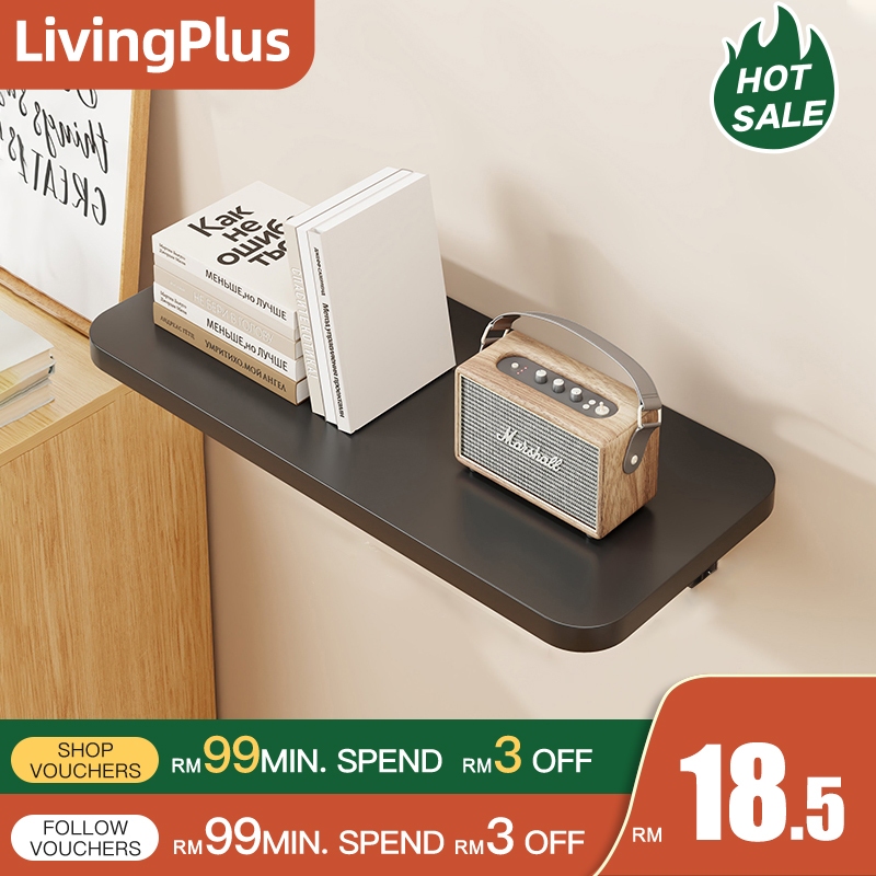 Foldable Table Floating Shelf Wall Mounted Rack Wall Table Floating ...