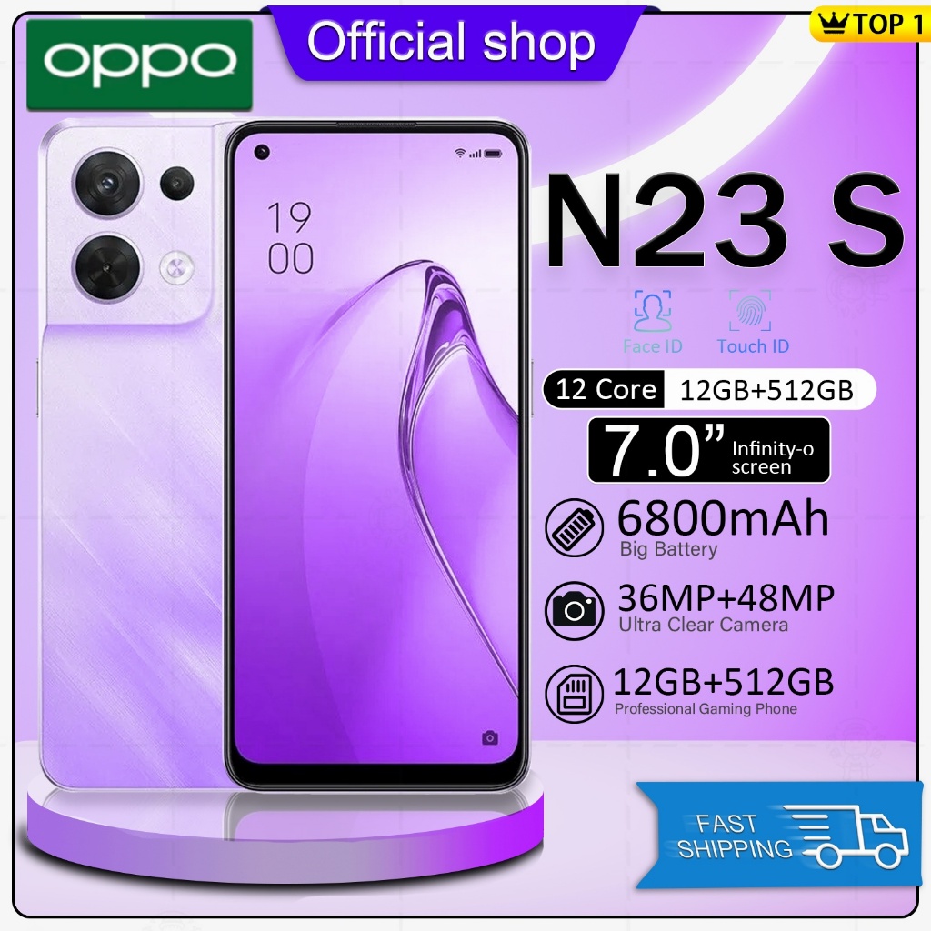 [COD]OPP0 N23S Telefon pintar serba baharu 12GB RAM + 512GB ROM berkapasiti besar 6800mAh hayat ...