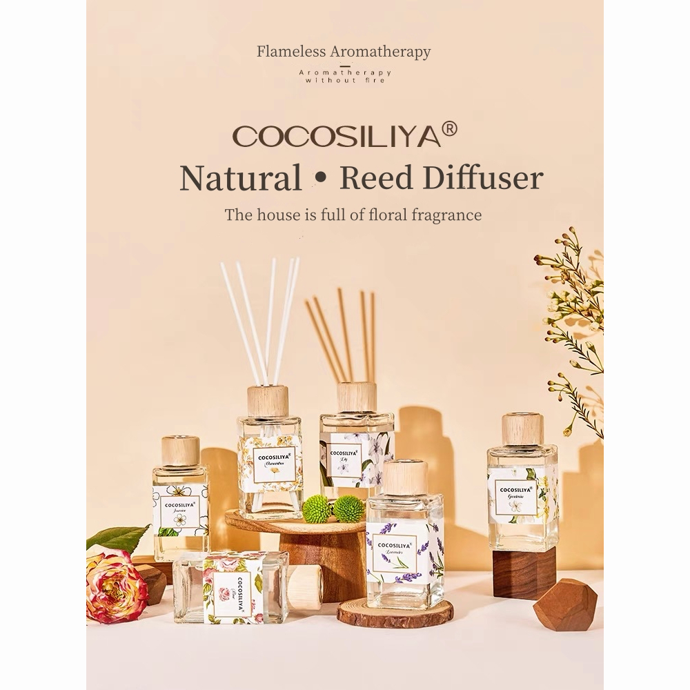 Floral Fragrance Reed Diffuser 130ml Air Freshener Room Scent Diffuser ...