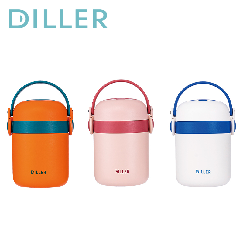 Diller Large Thermos Bottle Stainless Steel Vacuum Flask Food Container ...