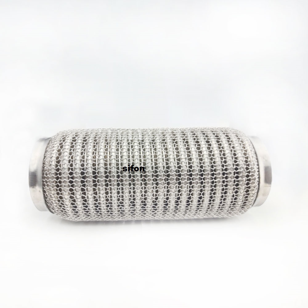 Stainless Steel 304 Outer Hook Net Double-Layer Corrugated Pipe Built ...