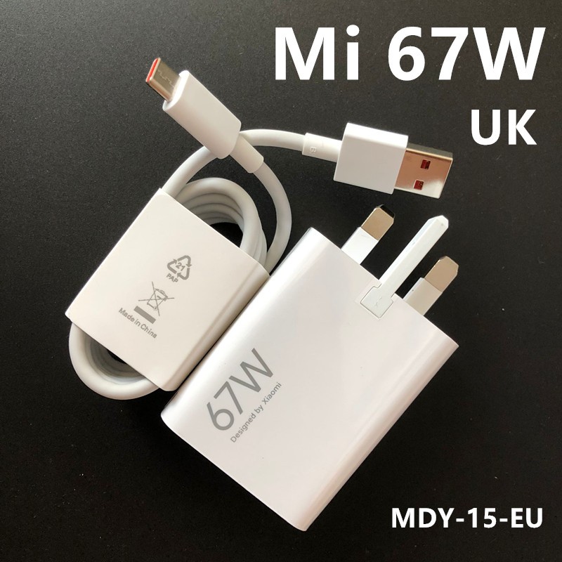 Uk Xiaomi 67W Charger Redmi Note13/Poco X6 Charging Cable Xiaomi Mobile ...