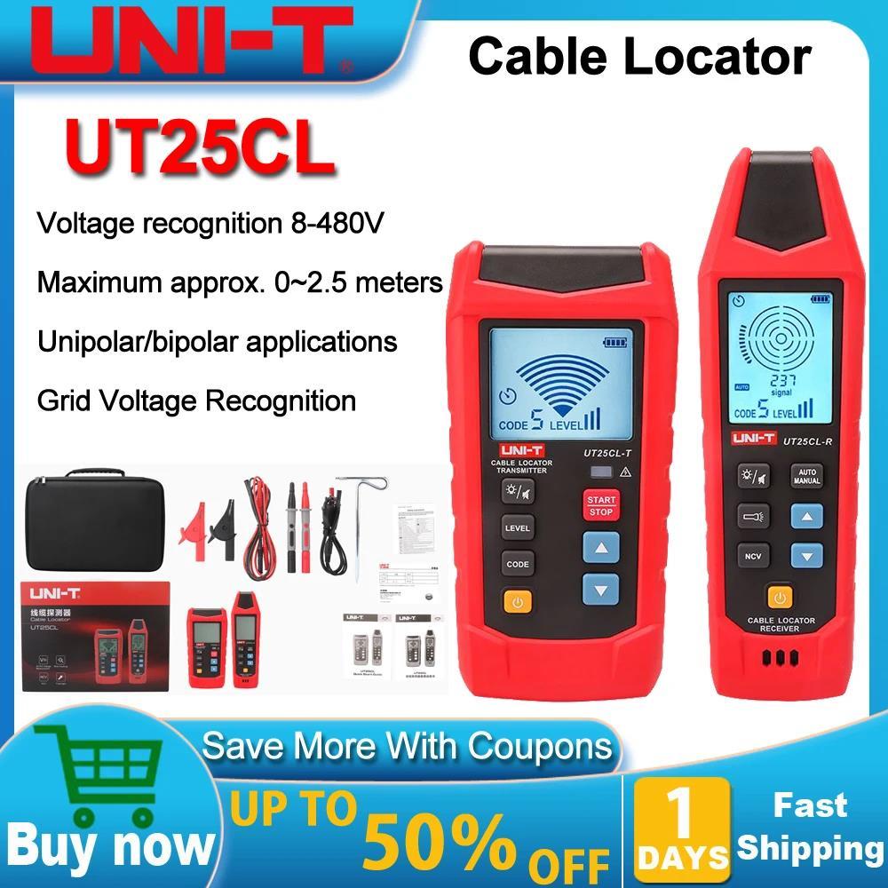 UNI-T UT25CL Handheld Cable Locator NCV Non-contact Electrical Test ...
