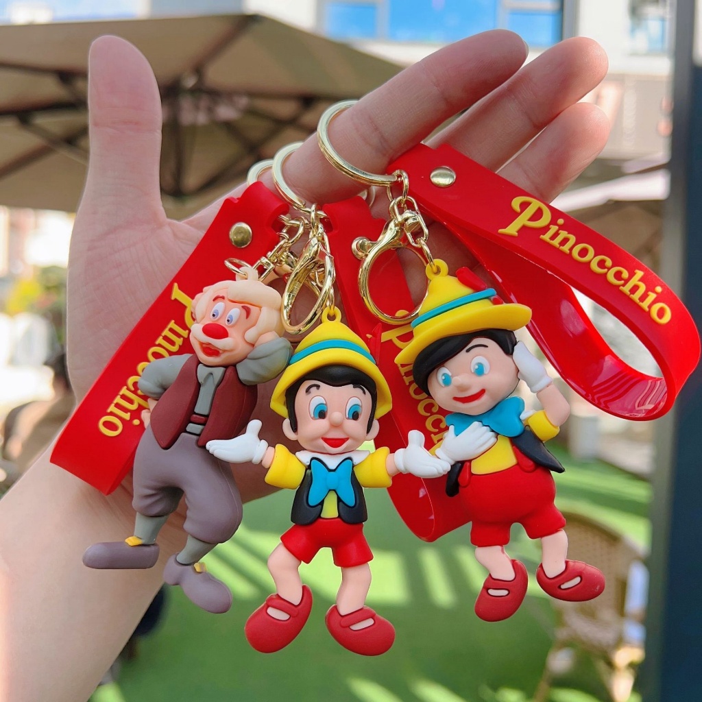 Cartoon Cartoon Pinocchio Keychain Nostalgic Story Old Carpenter Liar ...