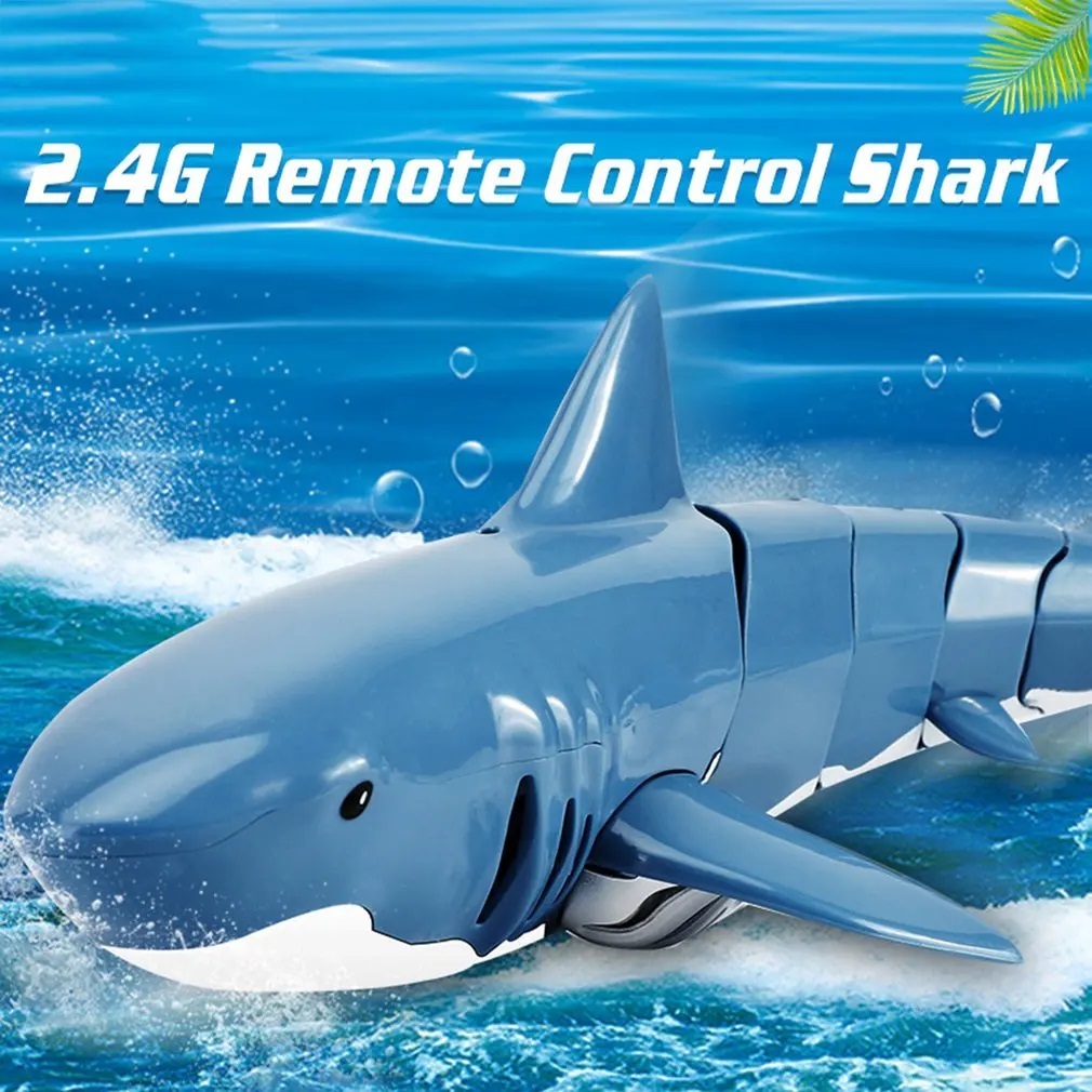 Rc Shark Toy Robots Remote Control Animals Marine Life Tub Pool ...