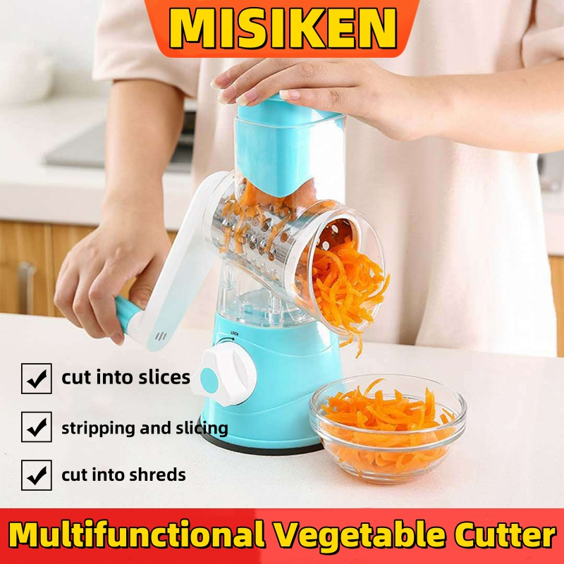Vegetables Grater Manual Cutter Slicer Machine Round Chopper Food ...