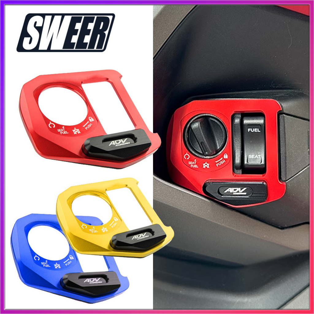 NMotorcycle Starter Switch Cover Alloy Ignition CNC Door Lock Guard ...