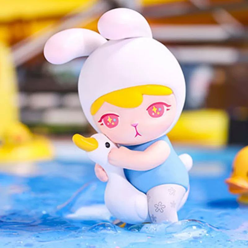 Original POP MART Bunny Playfulness Series Action Figure Desktop ...