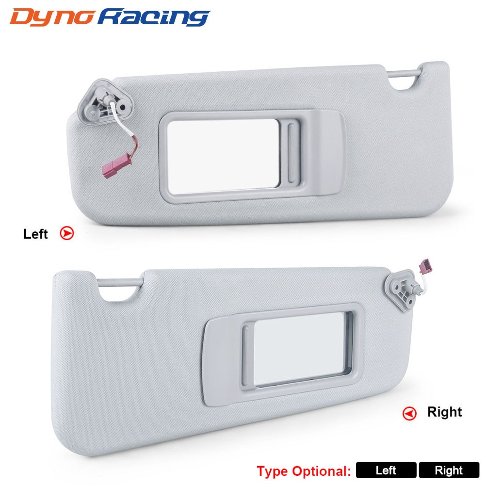 Grey Sun Visor With Mirror Light Left & Right for BMW 3 X1 Series E84 ...