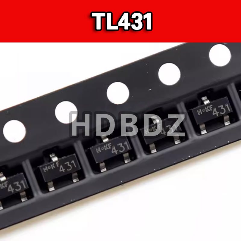 100pcs TL431 431 SOT-23 0.5% Precision Voltage Regulator Triode SMD IC | Shopee Malaysia