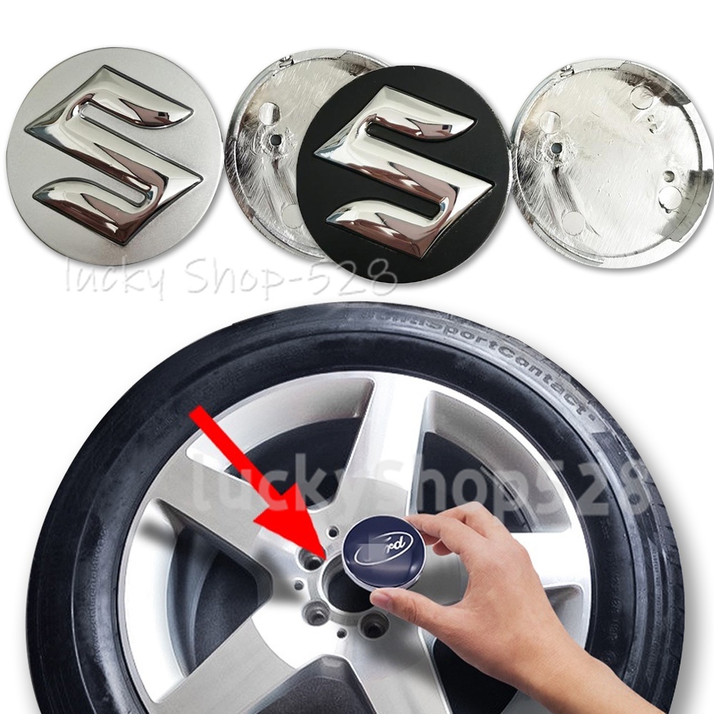 4pcs/set 56MM Car Wheel Center Cap Hubcap Tire Rim Cap Dust Cap Racing ...