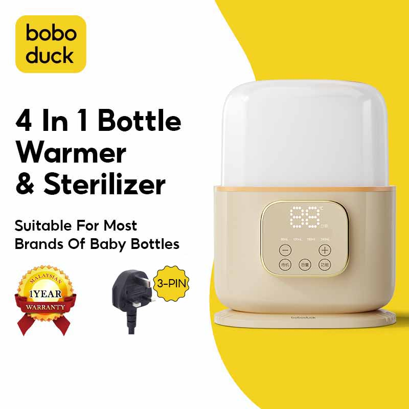 Boboduck 4 in 1 Multifunctional Baby Milk Warmer & Sterilizer Heater ...