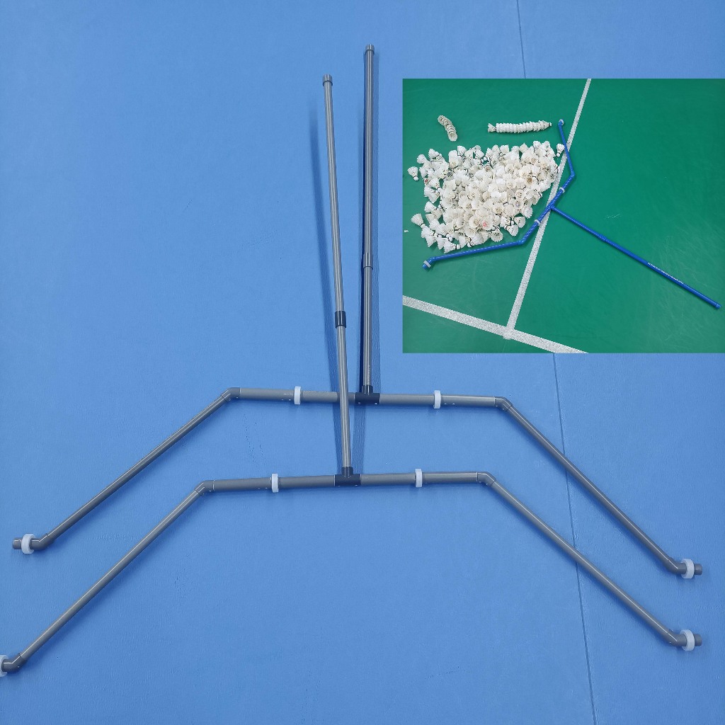 Foldable portable badminton ball collector, ball picker, ball sweeper ...