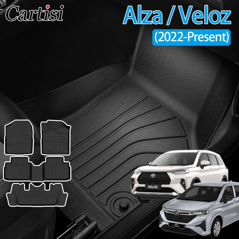 3D Car mat Perodua Alza Toyota Veloz (2022-persent) Car Mat 7-seat ...