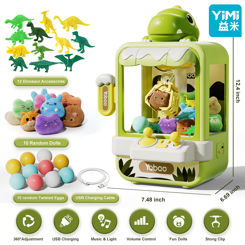 YIMI Kids Claw Machine Toys dinosaur Toy Dinosaur Claw Machine Toy ...