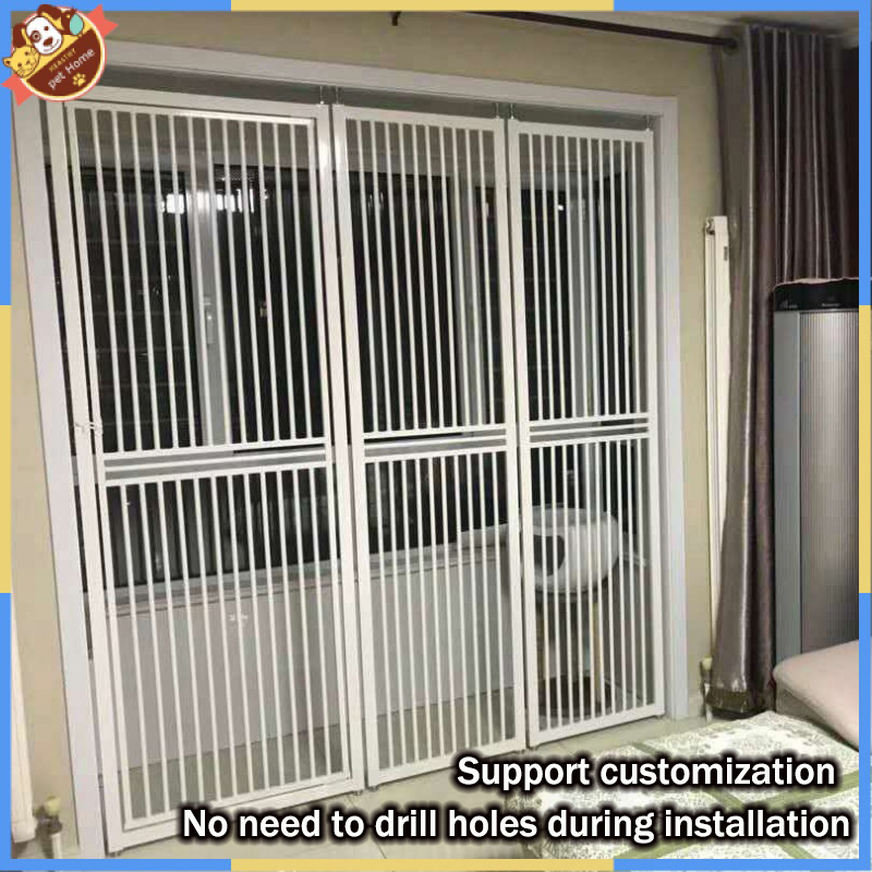 Perforation-free Pet Blocking Prevent Cats Dogs Door Fence Fence ...