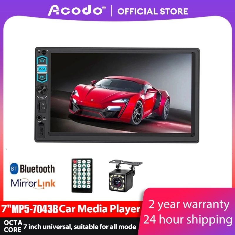 ACODO 7" HD Car Radio 2 din Autoradio Multimedia MP5 Player 2DIN Touch ...