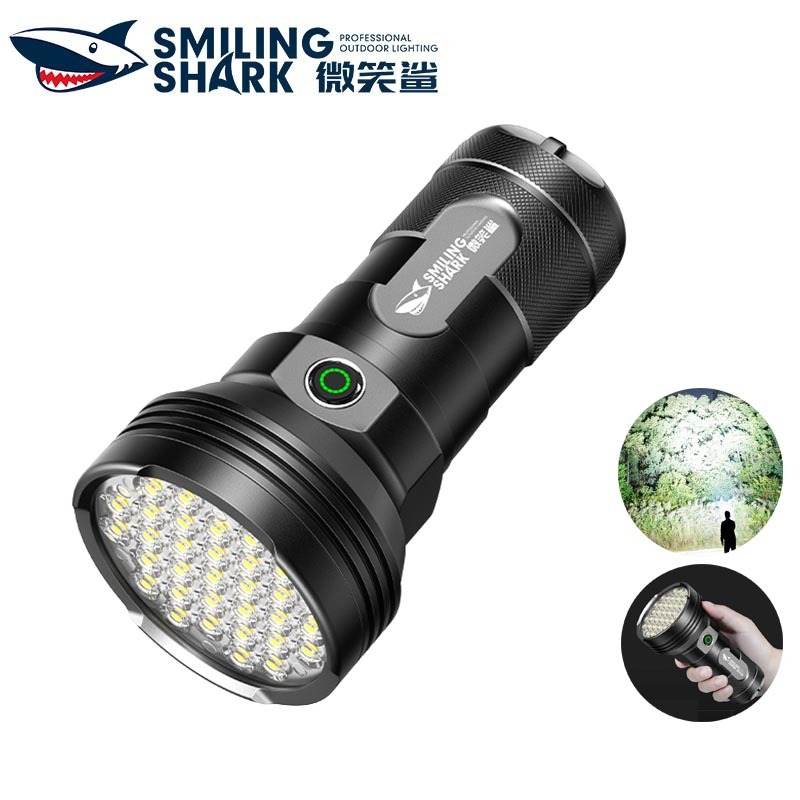 SmilingShark SD5236 Strong Torch light Super bright 31*LED 12000lm ...
