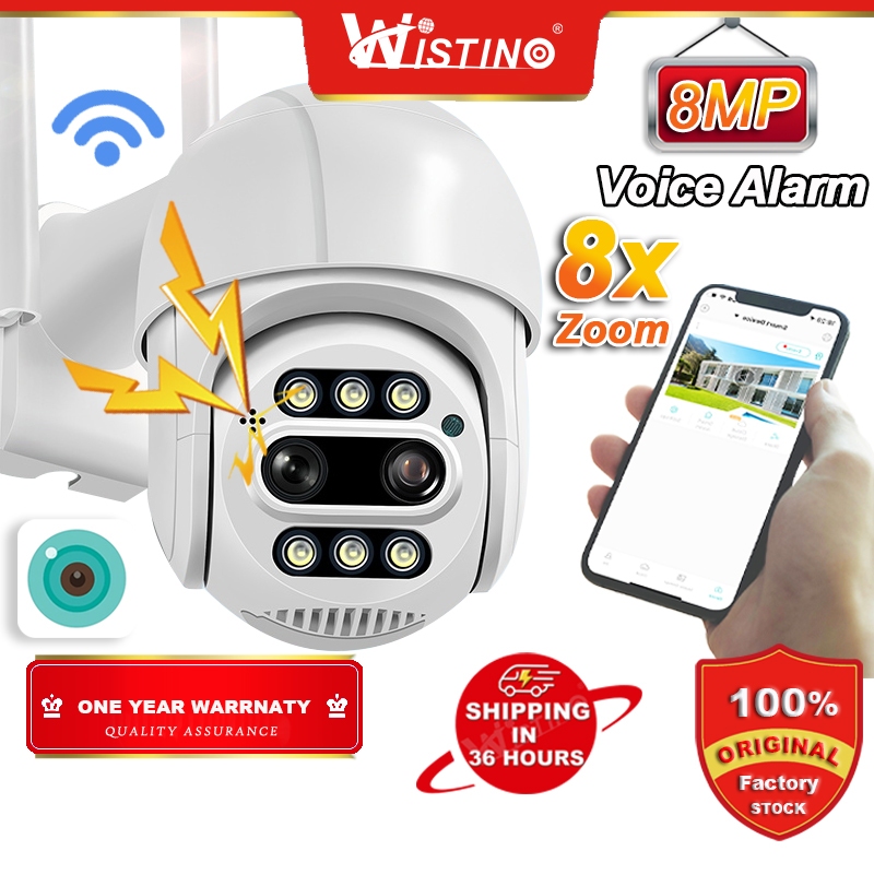 Wistino 12MP Real 3lens Waterproof CCTV Outdoor WIFI Phone Connection ...