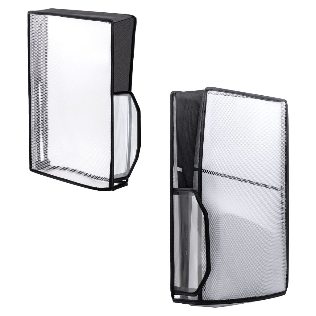 Mcbazel Transparent Dust Cover with Visual Window for PS5 Slim DE/UHD ...