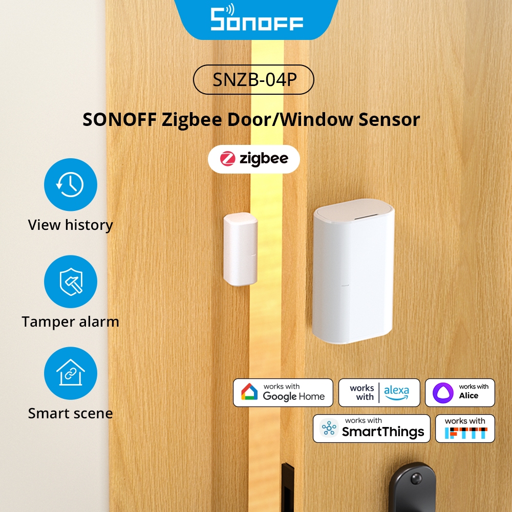 SONOFF SNZB-04P Zigbee Door Window Sensor Local Smart Scene Linkage ...