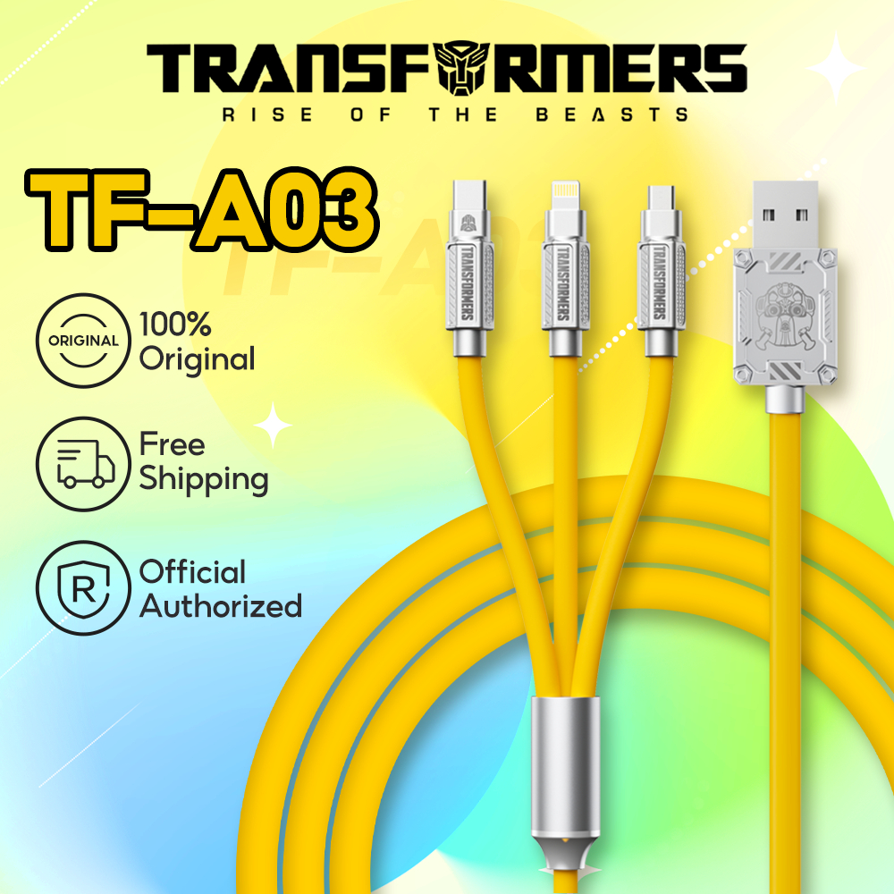 Transformers TF-A03 3 in 1 Charging Cable Super Fast Charging Liquid ...