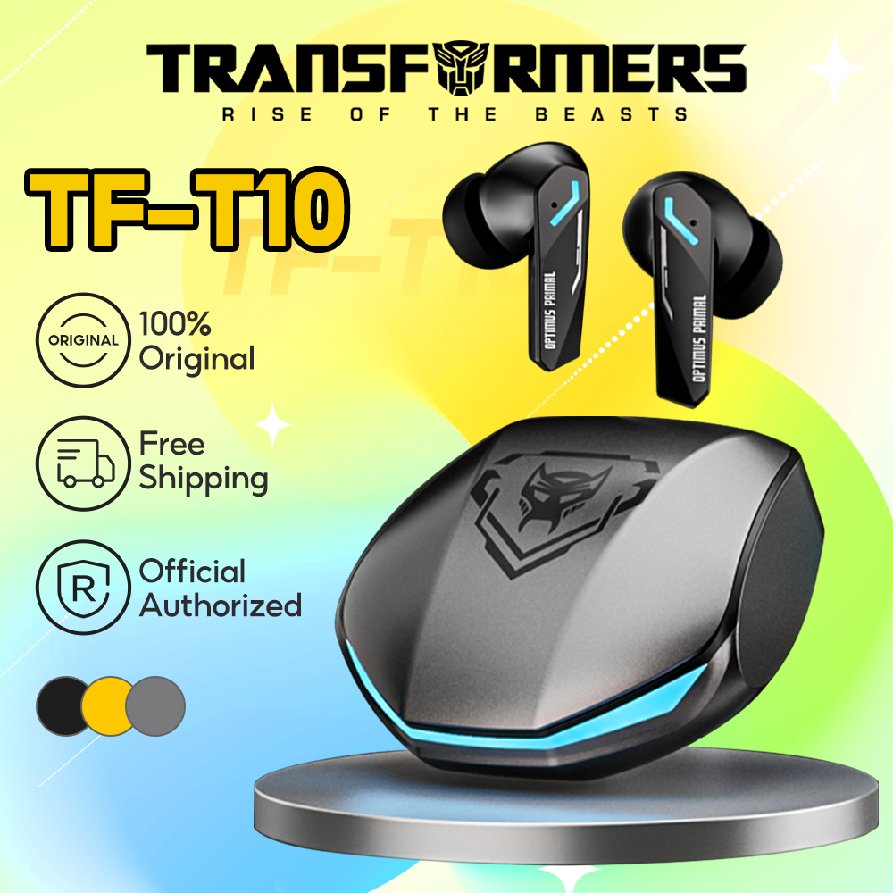Transformers TF-T10 New TWS Bluetooth V5.4 Wireless Earphones Dual-mode ...