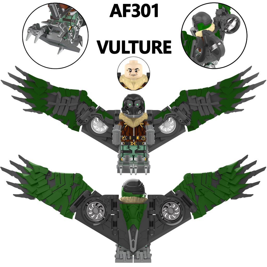 Block Toys Figure Vulture AF301 Building Block Mini Toy | Shopee Malaysia