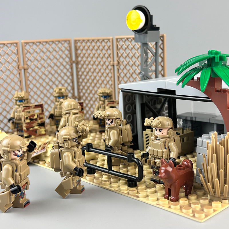 MOC PUBG Policeman Minifigure Base Toy Sets, Military Soldier Army ...