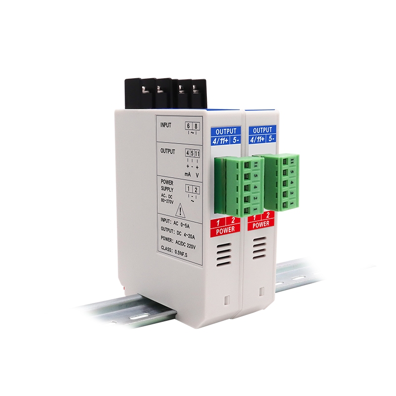 AC Current Transmitter Transformer AC0-5A to Analog 4-20mA Voltage ...