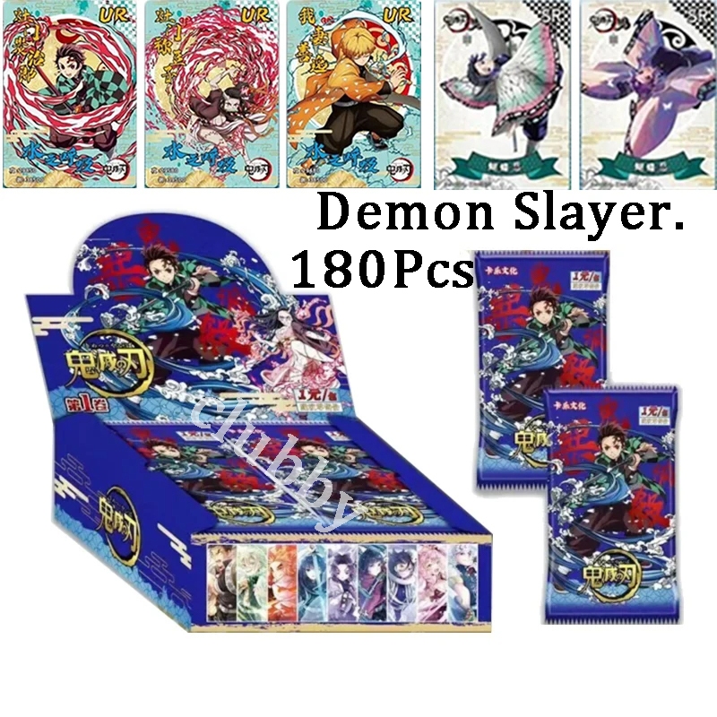 180pcs Demon Slayer Cards KAmado Tanjirou Hashibra Inosuke Kamado ...