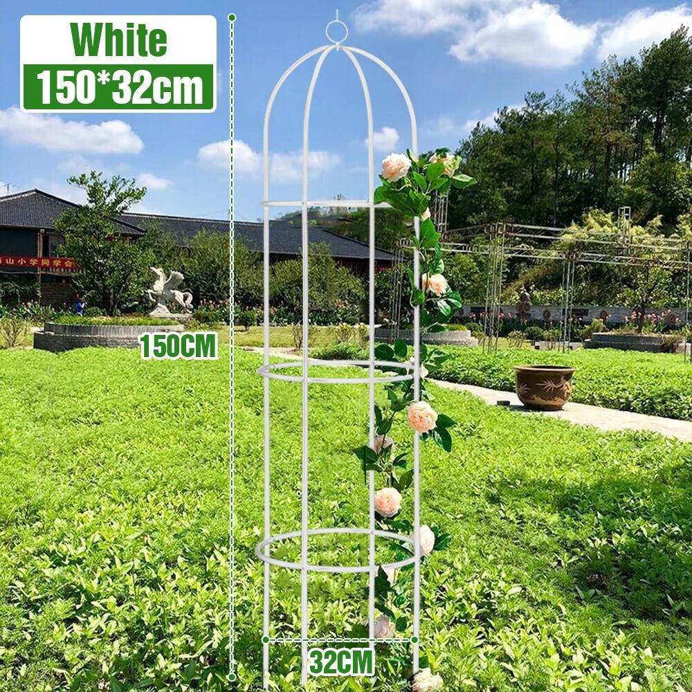 Gardening arched flower stand bracket climbing vine frame wedding ...