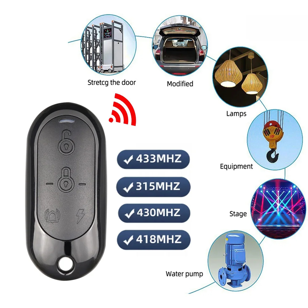 433MHz 315MZH 418MZH 430Mhz Garage Door Copy Remote Control Cloning RF ...