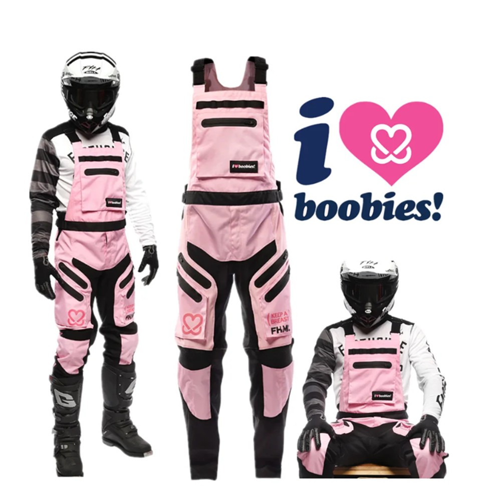 FASTHOUSE LOVE PINK MOTORALL PANT / OVERALL SET Gear Set MOTORALLS PANT ...