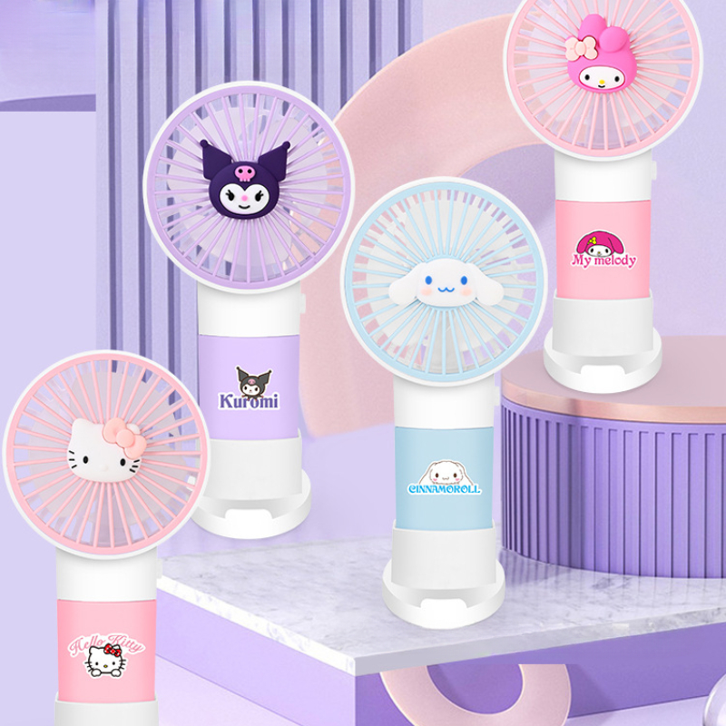 Sanrio Melody Kuromi Hello Kitty Cinnamoroll Pochacco Cartoon Fan ...