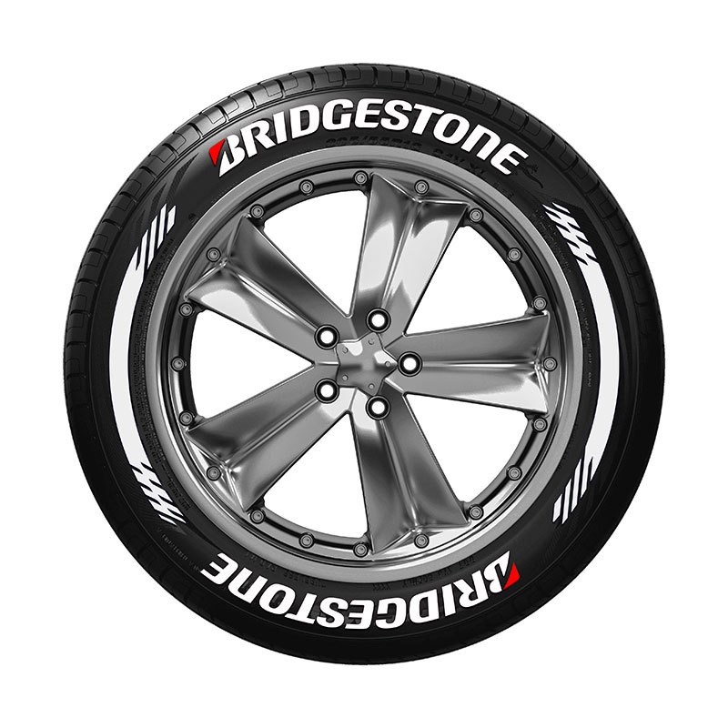 BRIDGESTONE Car Tire Sticker Motorcycle Tyre Sticker PVC Sectional 3D ...
