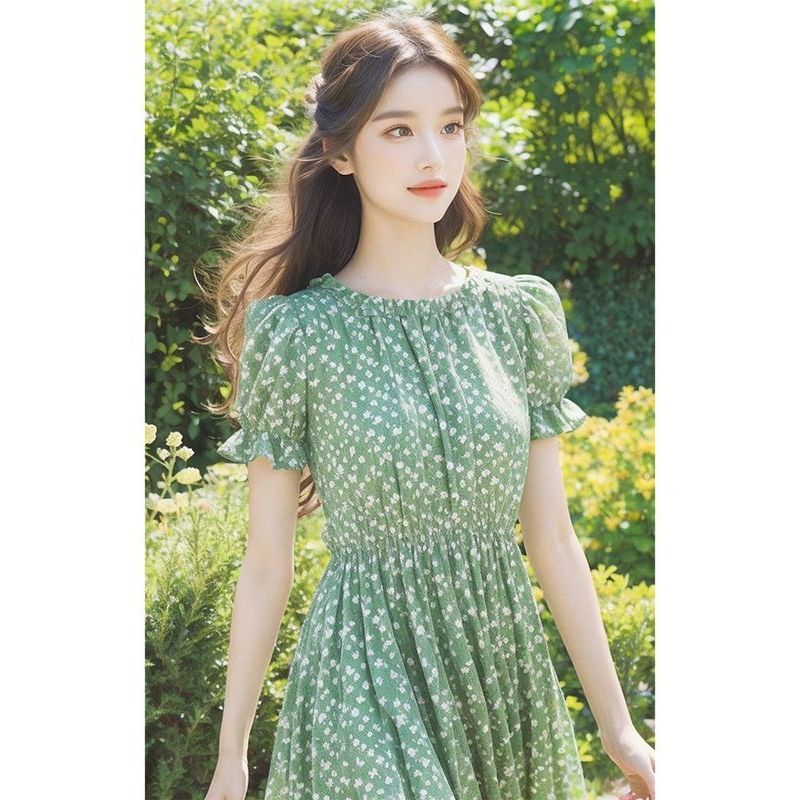 Dopamine Wear Mint Mambo Style Temperament Super Beautiful Narrow ...