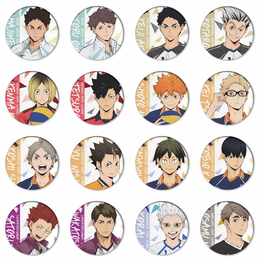 Haikyuu!! Hinata kageyama Tendo Satori Ushijima Kenma High School ...