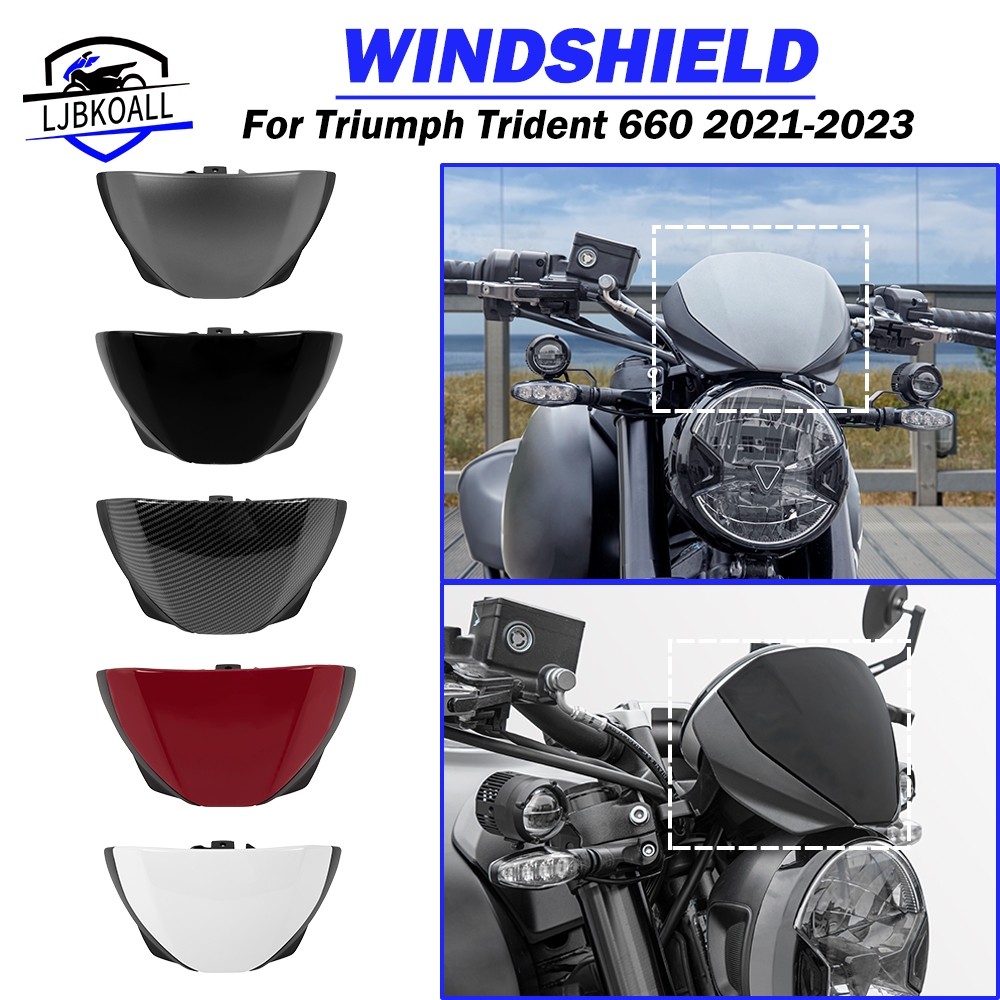 LJBKOALL for Triumph Trident 660 Windscreen Flyscreen For Triumph ...