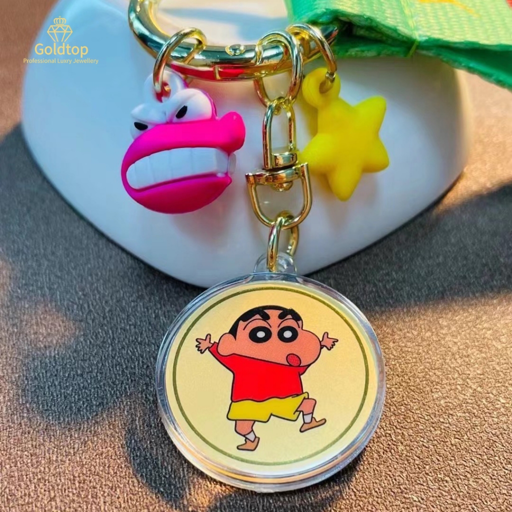 【Goldtop】Crayon Shin-chan Pure Gold 999/24K (0.2g) Gold Coin(Medal ...