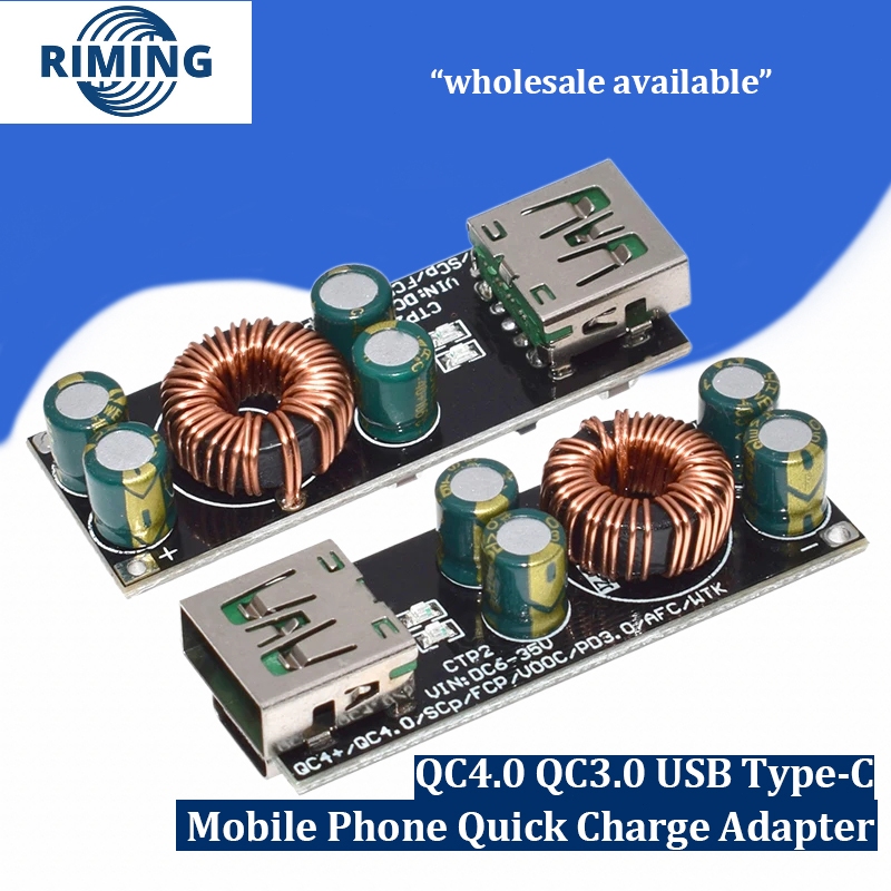 QC4.0 QC3.0 USB Type-C Mobile Phone Quick Charge Adapter 6 -35V Step Down Buck Boost Module for ...