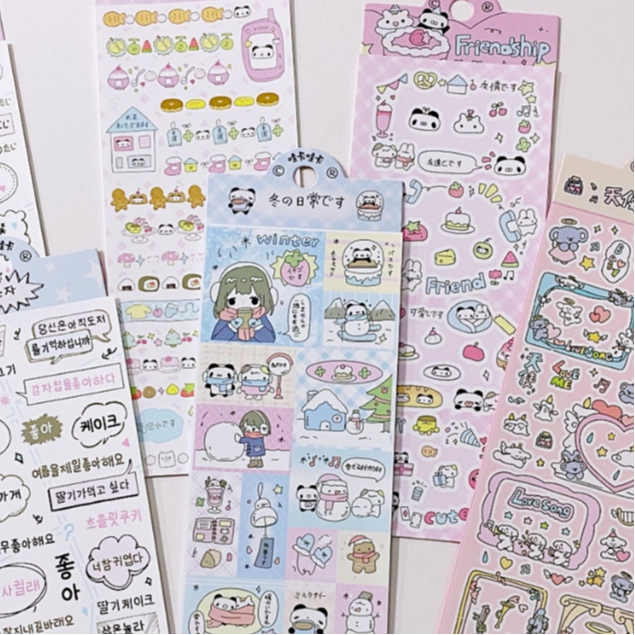 Cute Stickers~ins Scrapbook Sticker~diy Cuckoo Card Sticker~Korean ...