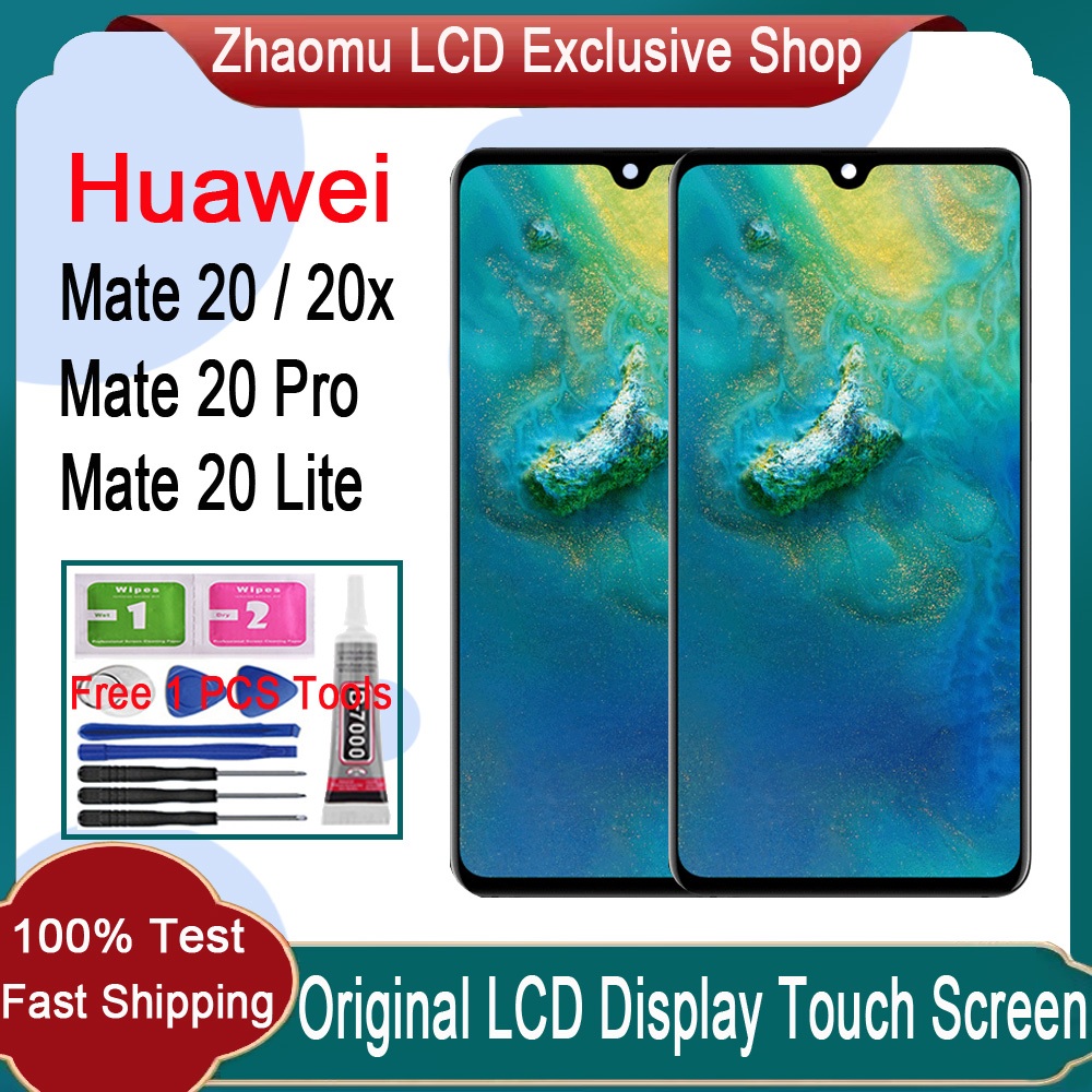 Original OLED Huawei Mate 20 Mate 20X Mate 20 Pro Mate 20 Lite LCD Display Touch Screen ...