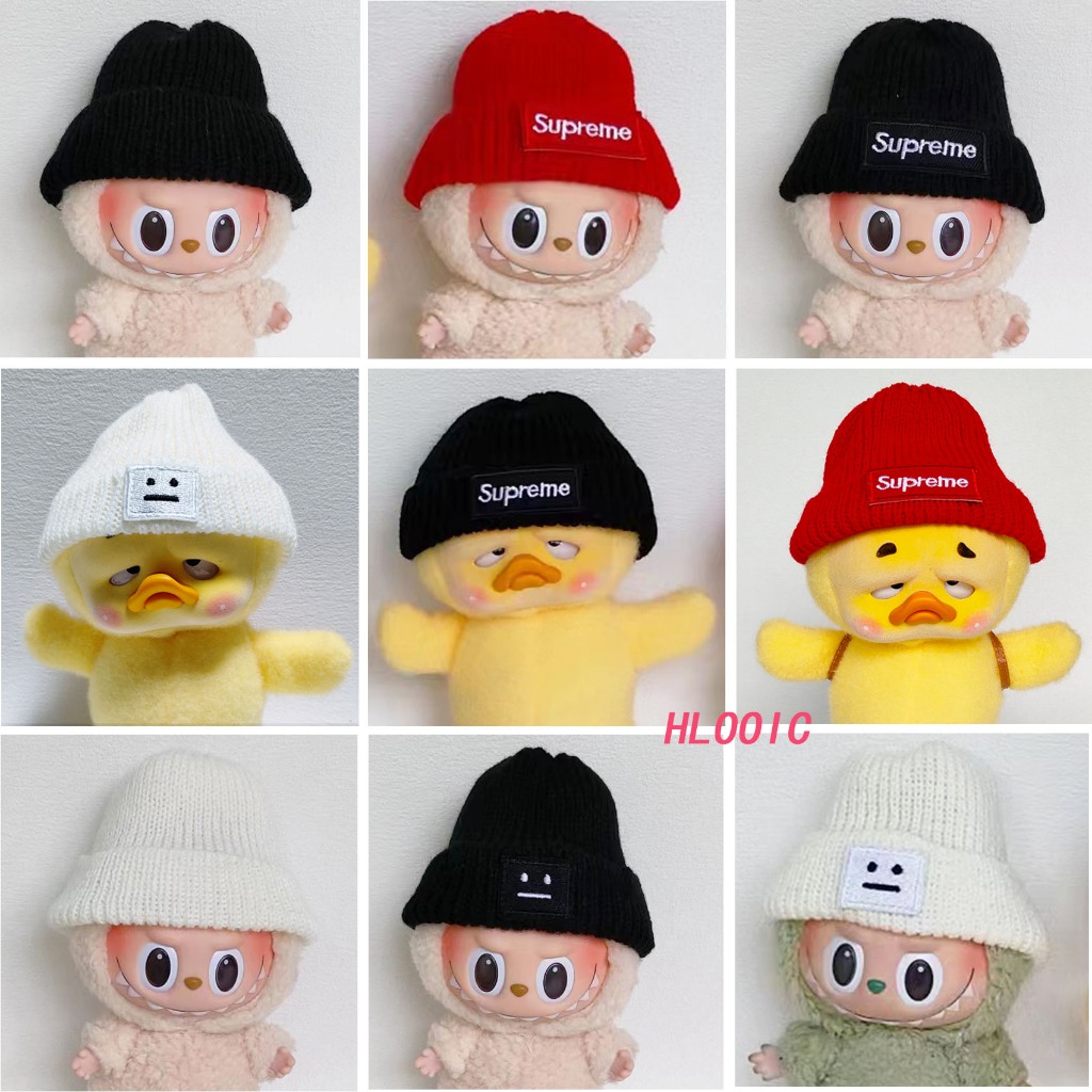 Doll Hats Labubu hat Upset Duck Cap,for 17 cm Labubu Macaron and ...