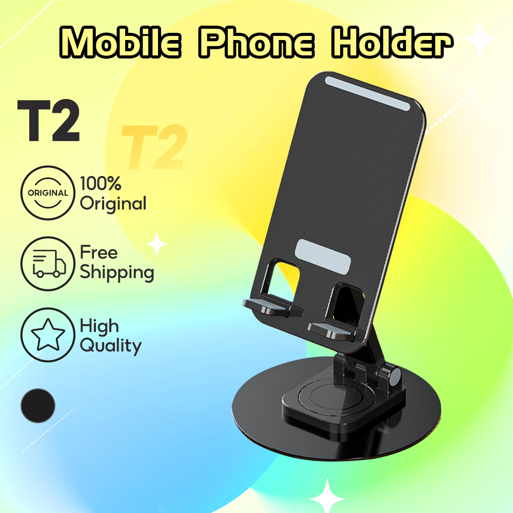 T2 Aluminum alloy adjustable phone stand desktop stand | Shopee Malaysia