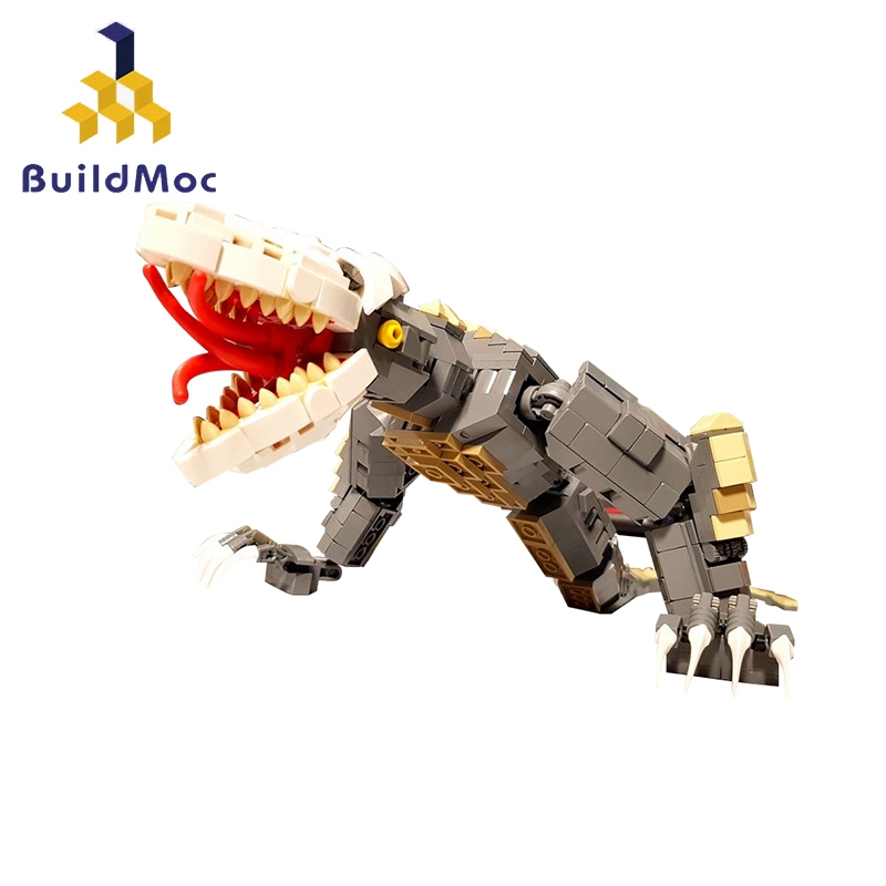 BuildMOC lego ideas Godzilla skull crawler model MOC-125063 DIY ...