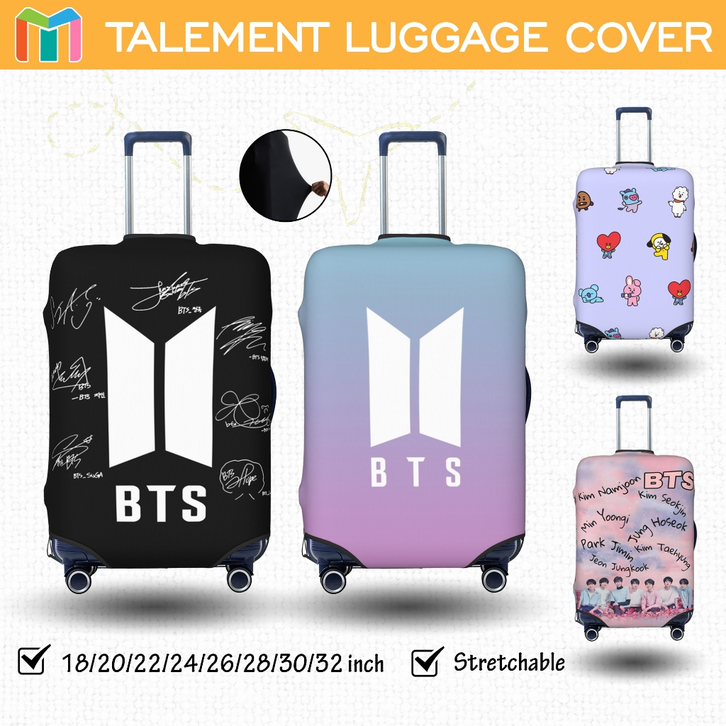 BTS Luggage Protector Cover Anime Personalized Suitcase cover ...