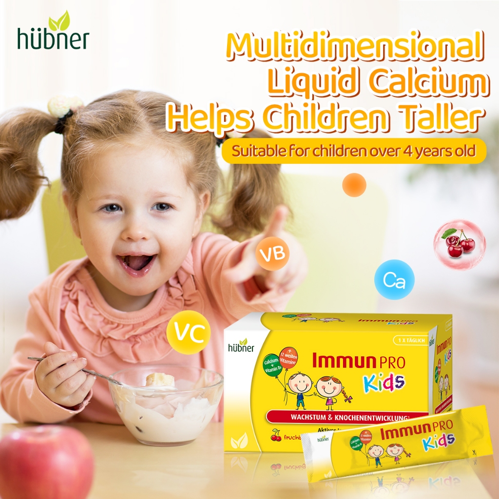 German Huebner Kids calcium Multivitamins Vitamin D3 K2 Vitamin B ...