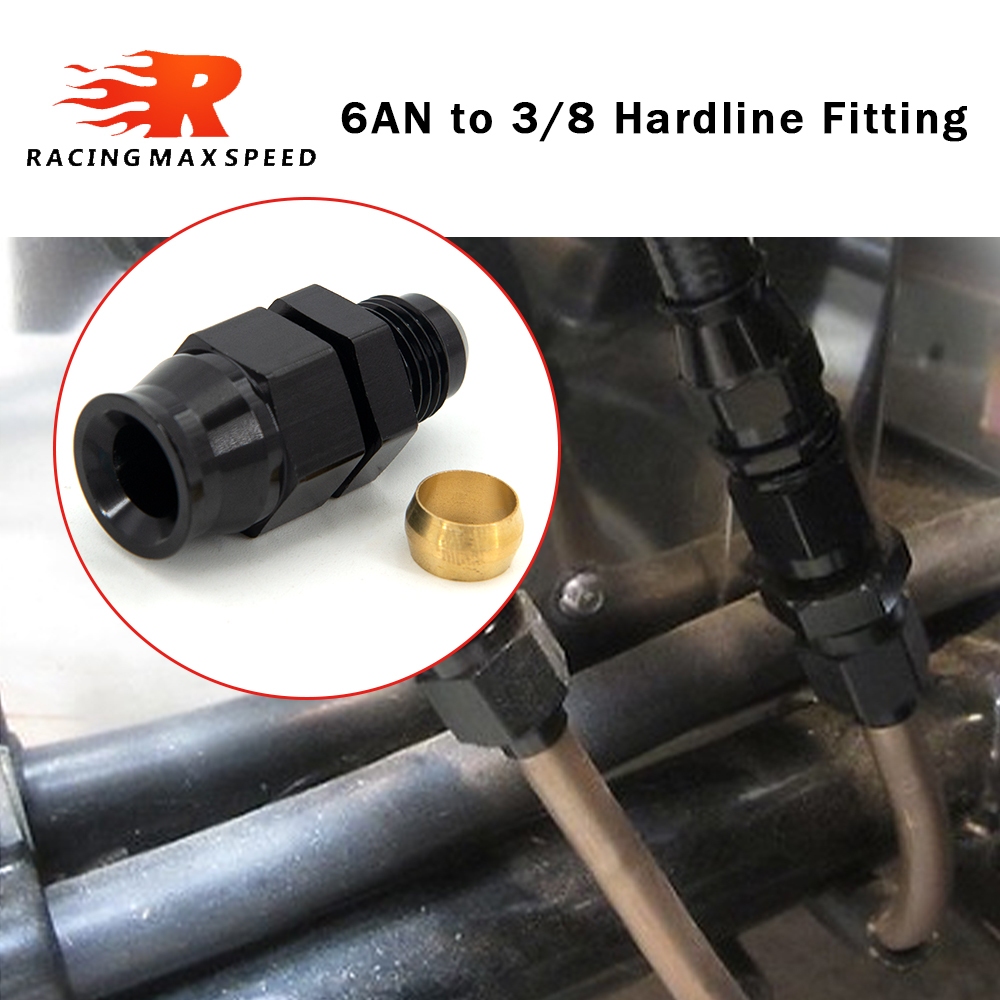 Female Straight AN6 6AN an-6 Swivel To 5/16" 3/8" NPT Male Adapter ...