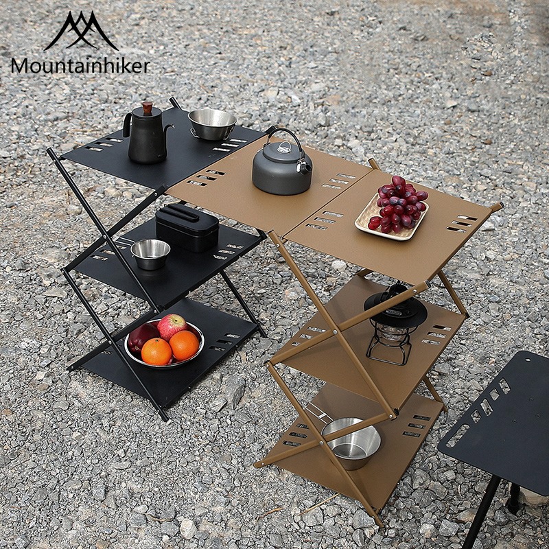 ⚡️Ready stock⚡️ MOUNTAINHIKER Aluminium Alloy Three-Tier Rack Portable ...